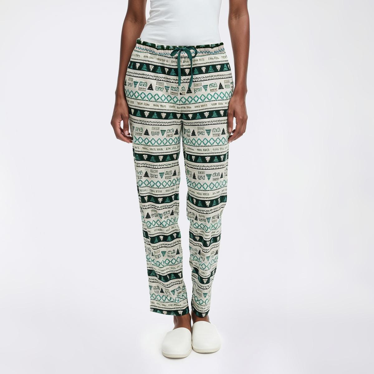 Click here for Petite Muk Luks(R) Cabinside Fair Isle Silky Velou... prices